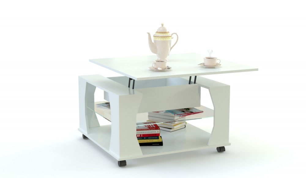 Белые столы-трансформеры - купить в Москве от производителя